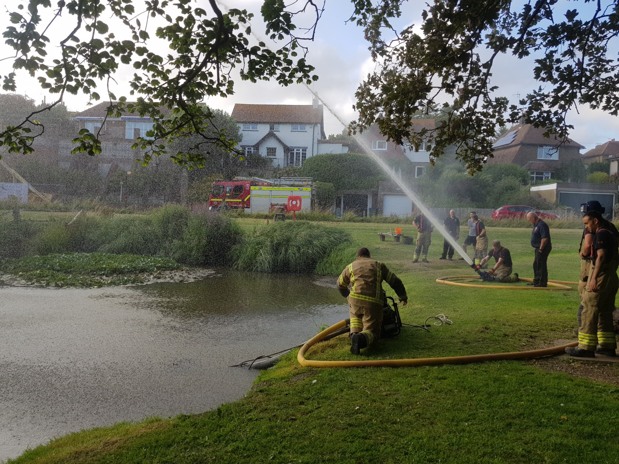 Thanks to East Sussex Fire and Rescue! – East Blatchington Pond ...