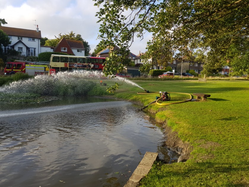 Thanks to East Sussex Fire and Rescue! – East Blatchington Pond ...
